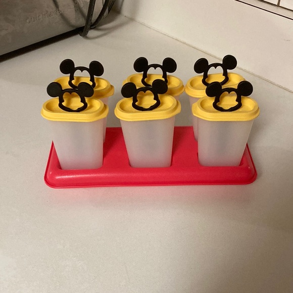 Tupperware | Other | Disney Mickey Mouse Tupperware Popsicle Mould Set ...